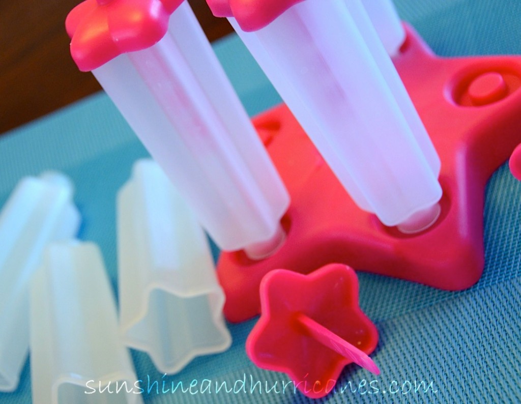 Red, White and Blue Fun and Easy Fruit Popsicles