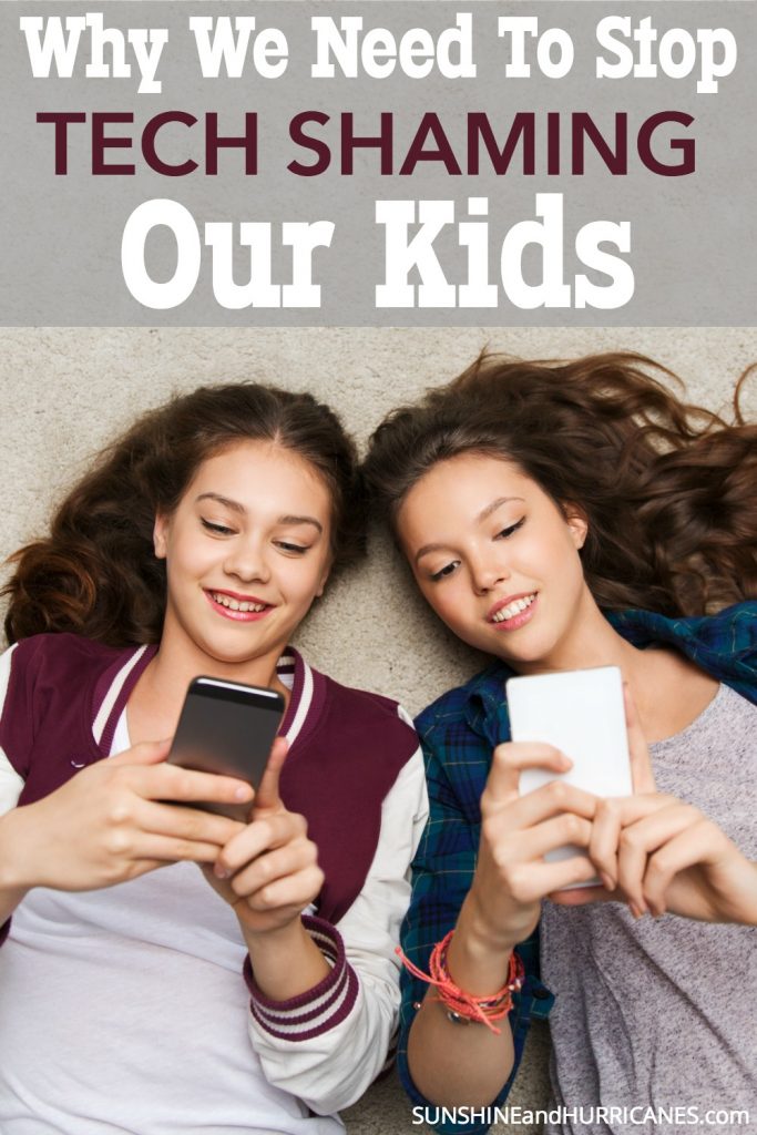 Why We Need to Stop Tech Shaming Our Kids