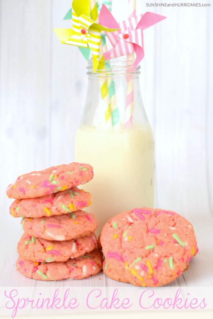 Sprinkle Cake Cookies
