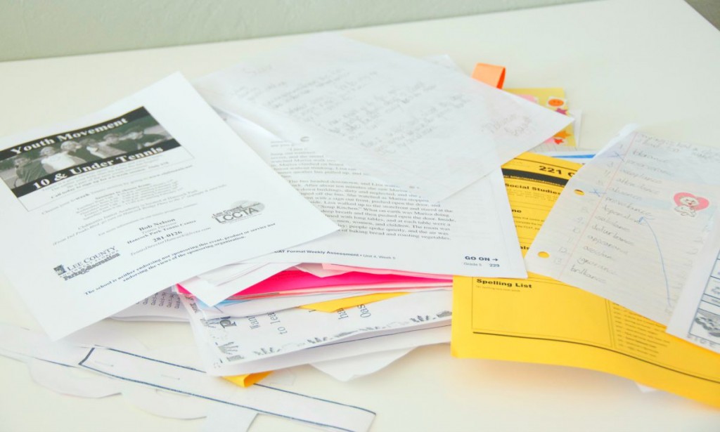 School Organization Tips - Managing Paper Overload!