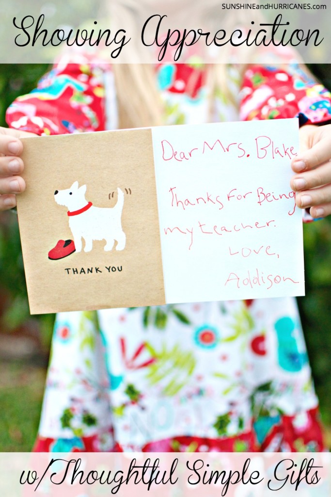 How to Show Appreciation with Thoughtful Simple Gifts