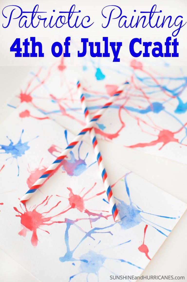 4th of July Craft - Patriotic Painting