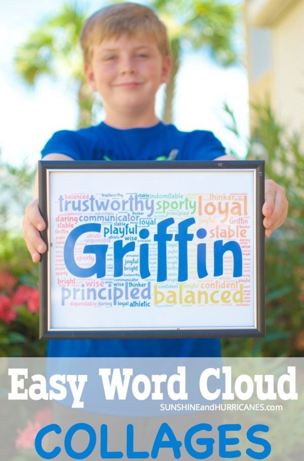 Word Cloud Collages - The Perfect End of the School Year Project