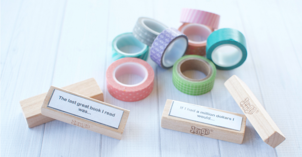 Conversation Jenga - Family Game Night Fun