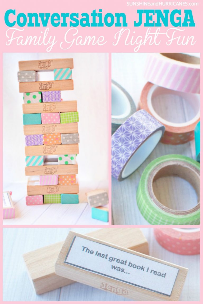 Conversation Jenga - Family Game Night Fun