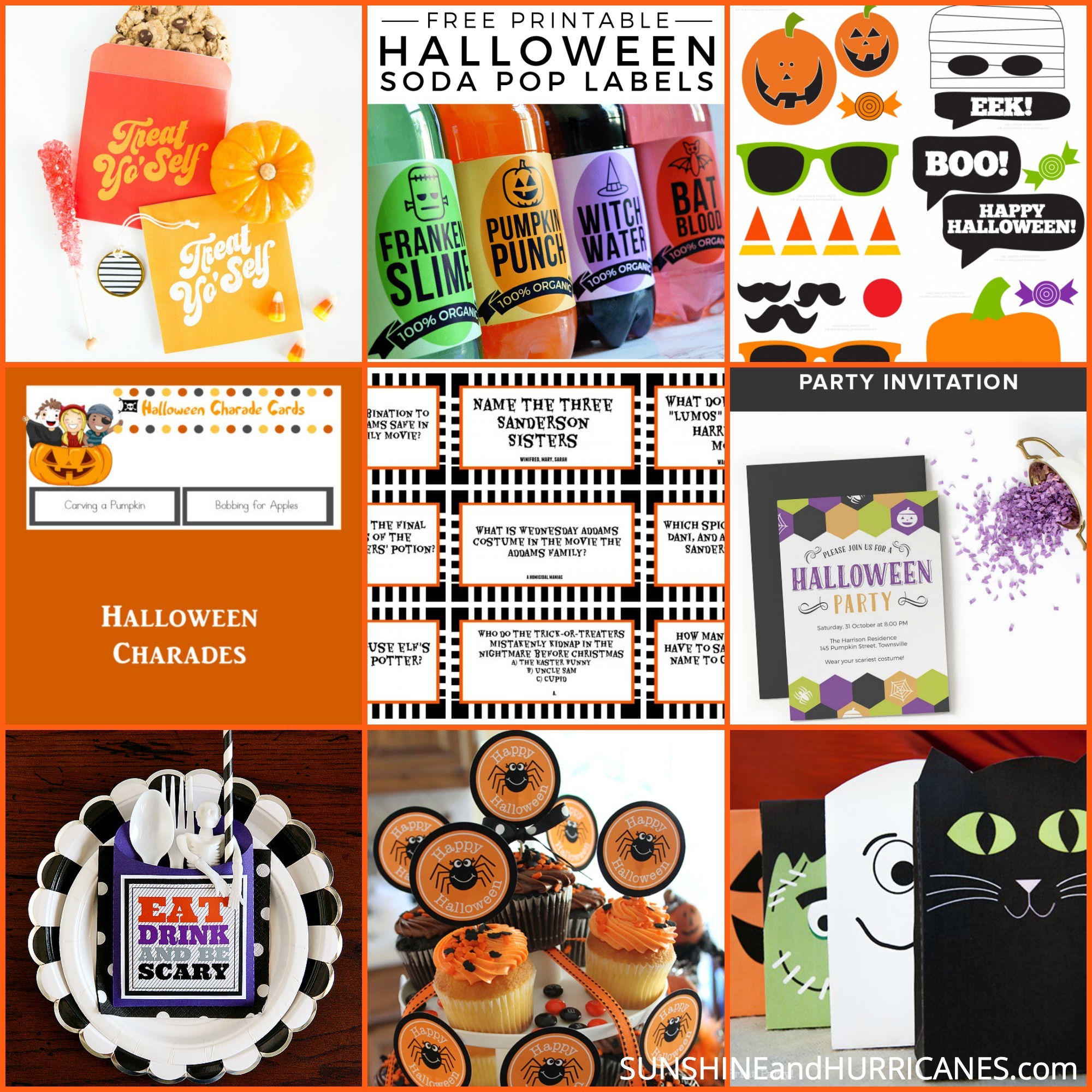 Halloween Printables - Cute to Creepy Fun For All Ages