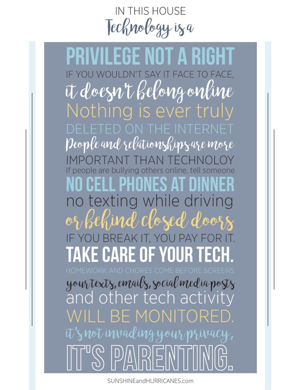 Tech Rules for Teens and Tweens - Parenting Tools for Today's World